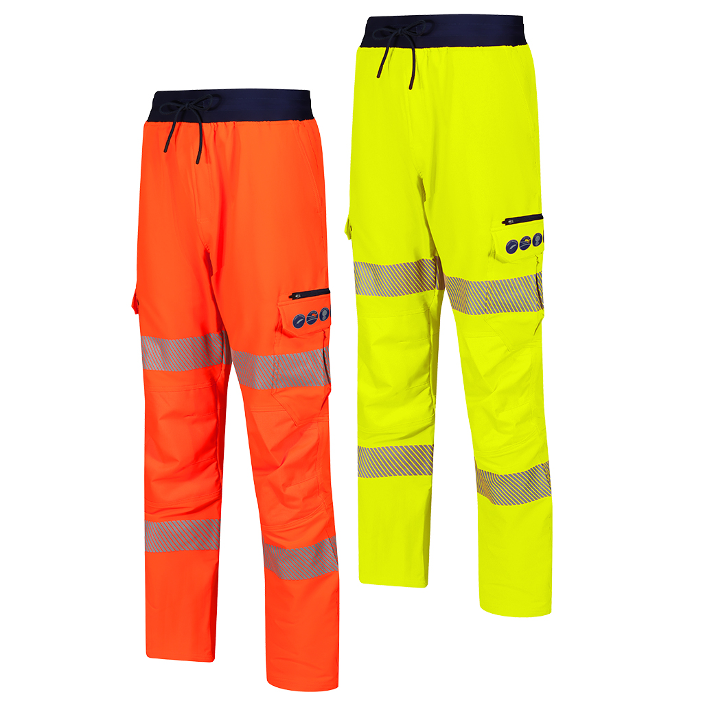 FGXeco HI VIS LIGHTWEIGHT STRETCH CARGO TROUSER | Eurox – Workwear PPE ...